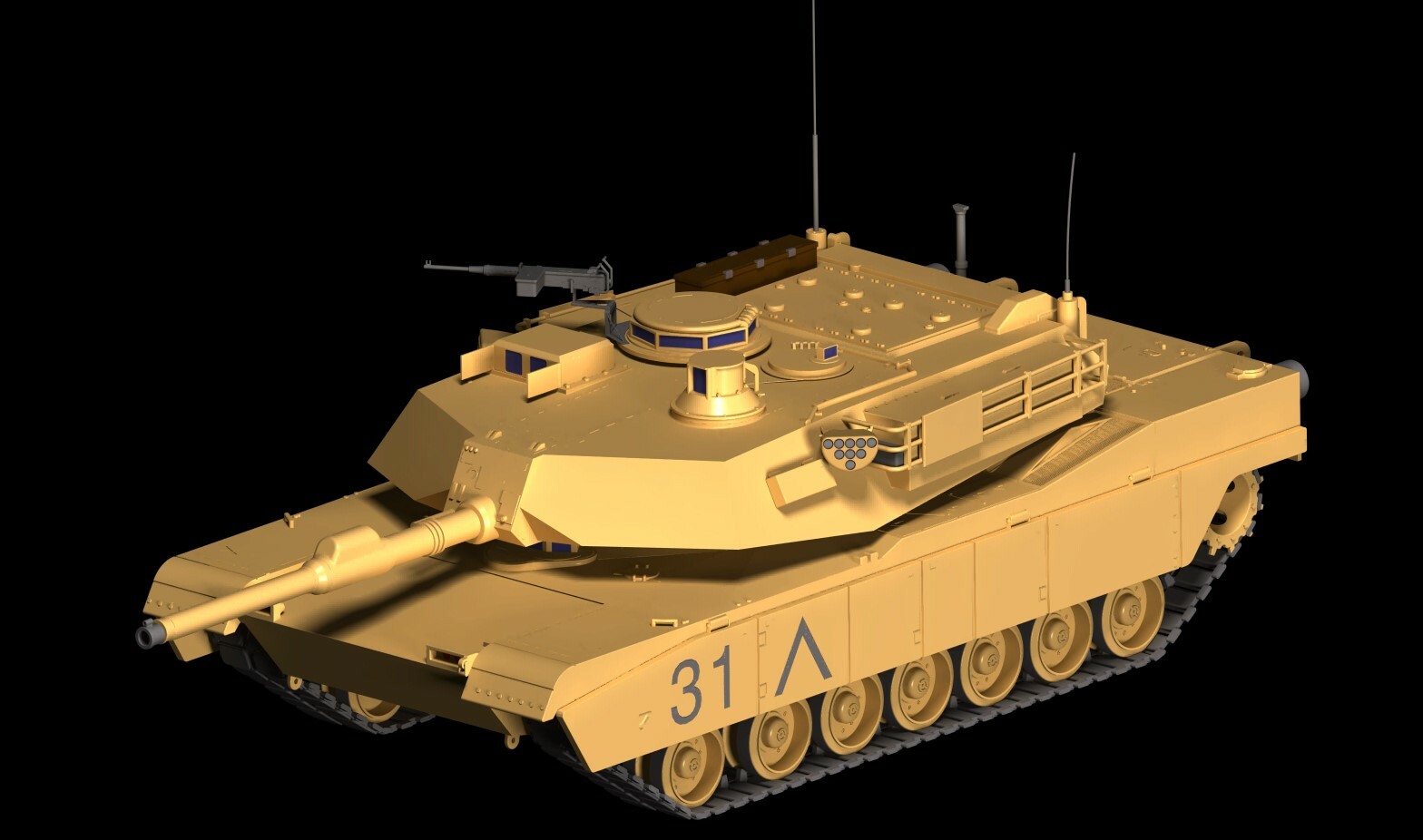 ArtStation - M1 Abrams Tank