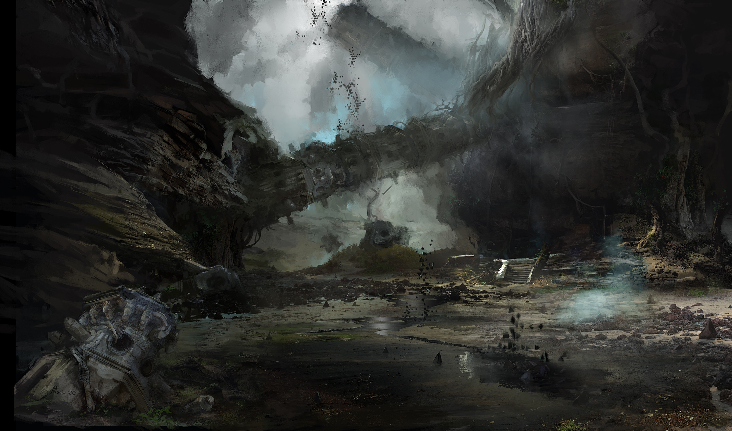 Art by Sergey Musin - Underground Concept design