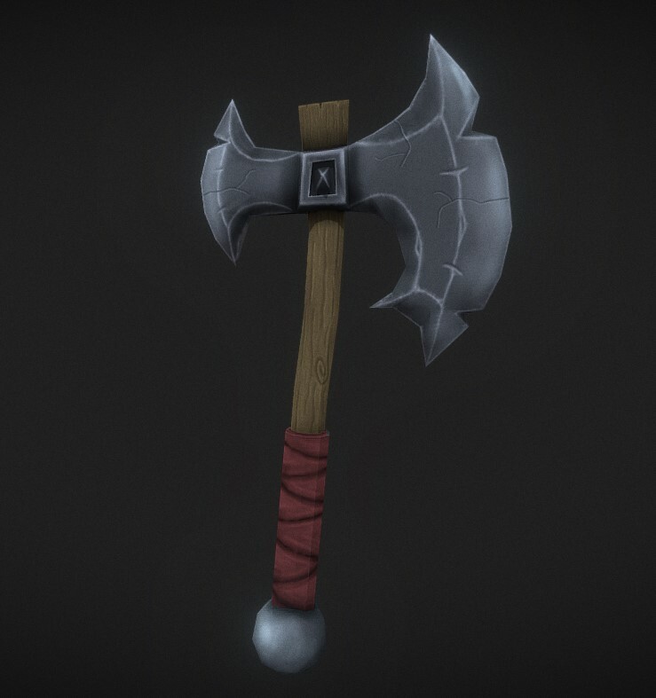 ArtStation - Hand Painted Axe