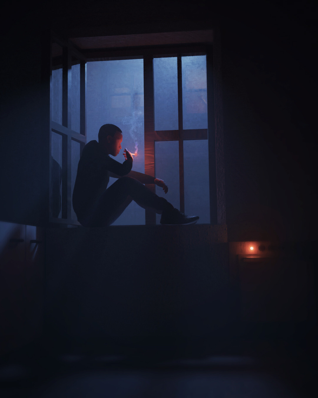 ArtStation - Thinking by night