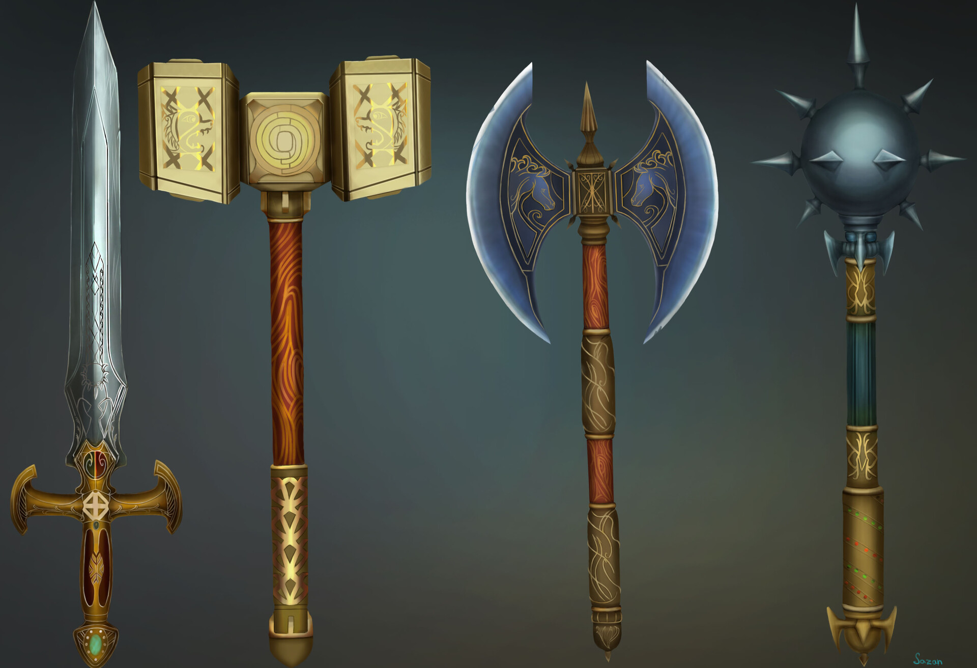 ArtStation - weapons