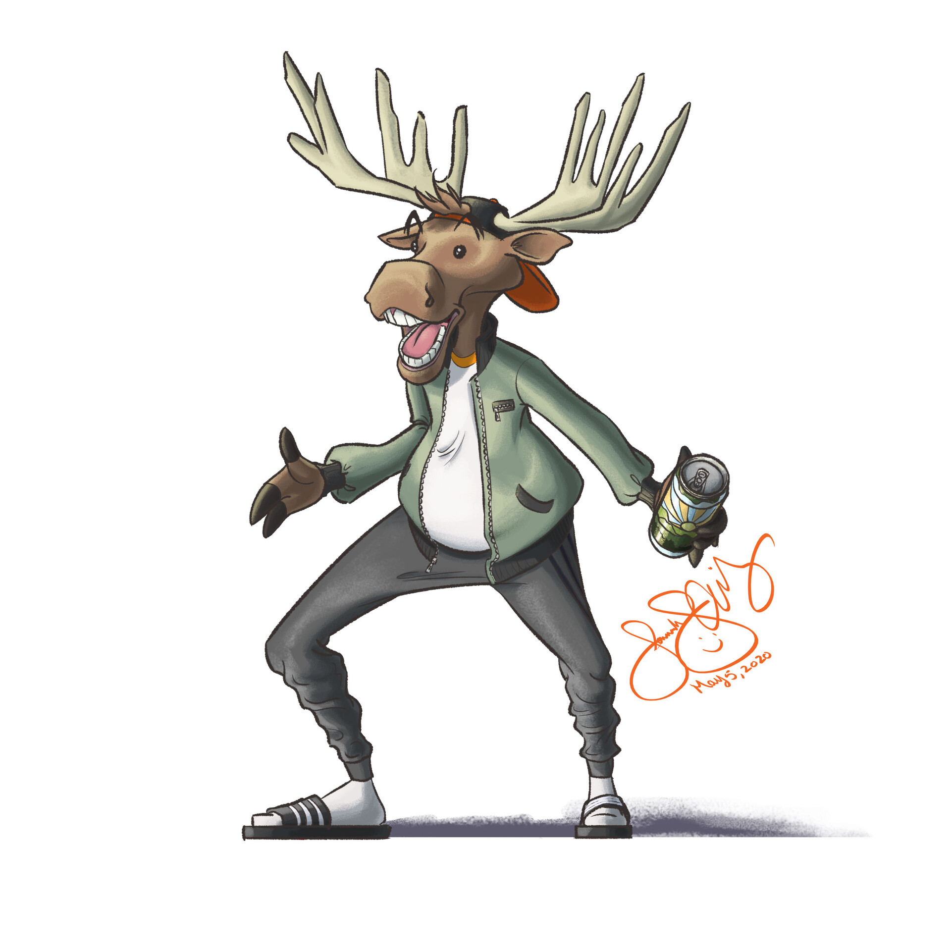 ArtStation - Zeus the Party Moose Pt 2