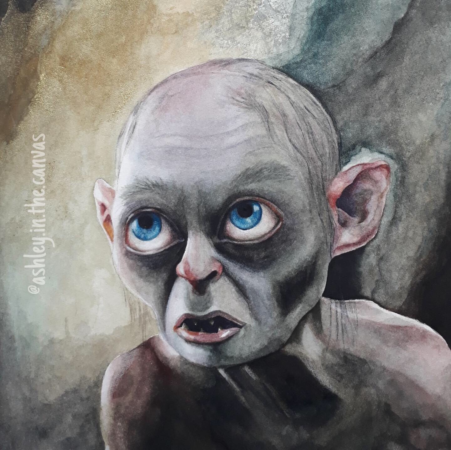Gollum Color Drawing