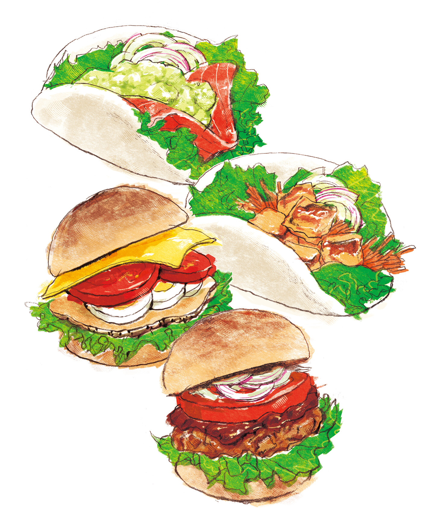 ArtStation - Burgers&Sandwiches