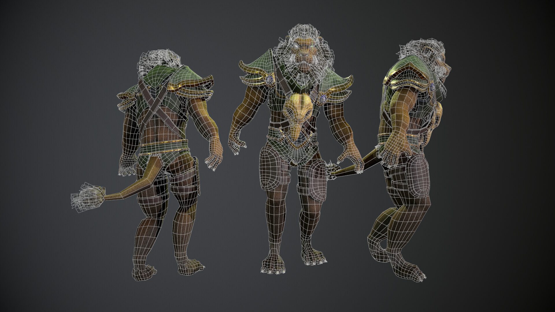 Thomas Trybus - Ajani, Corrupted Warlock (MTG inspired Game Ready Art)