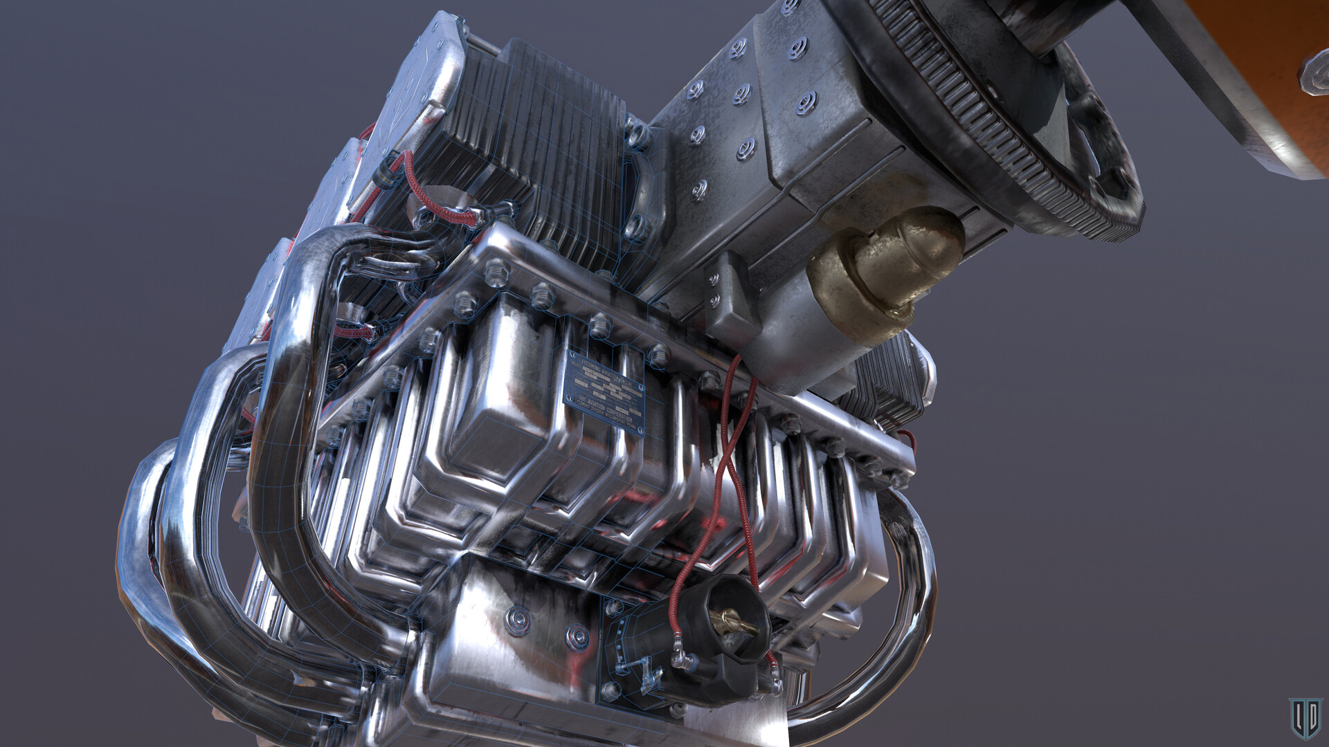 Luke Thomas Day - Stunt Plane Engine And Propeller