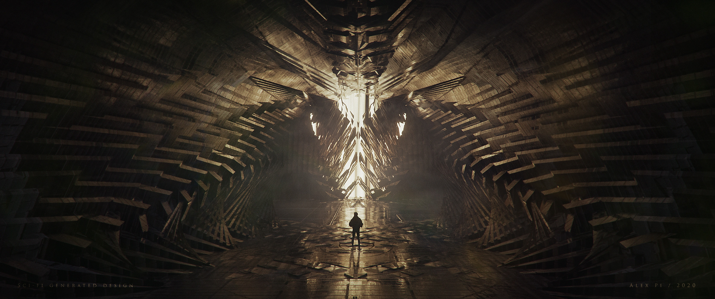 Alex Pi - Environment Sci-fi generated design