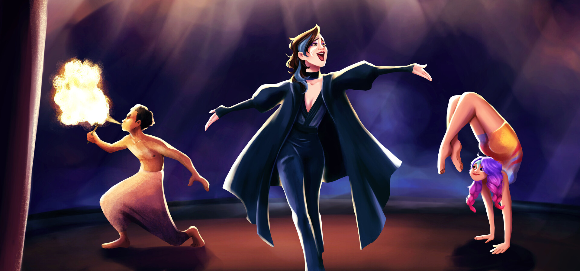 ArtStation - Circus Family keyshot