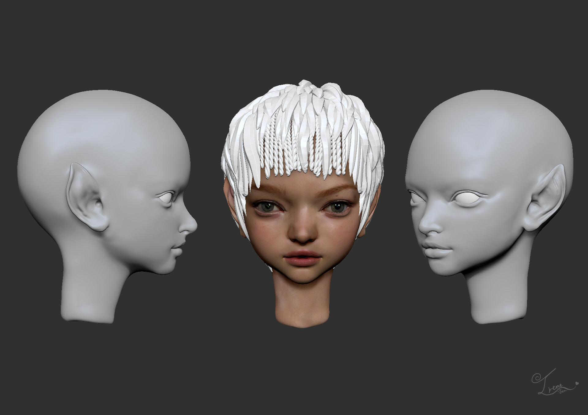 ArtStation - 2017년도 ZBrush Sculpting