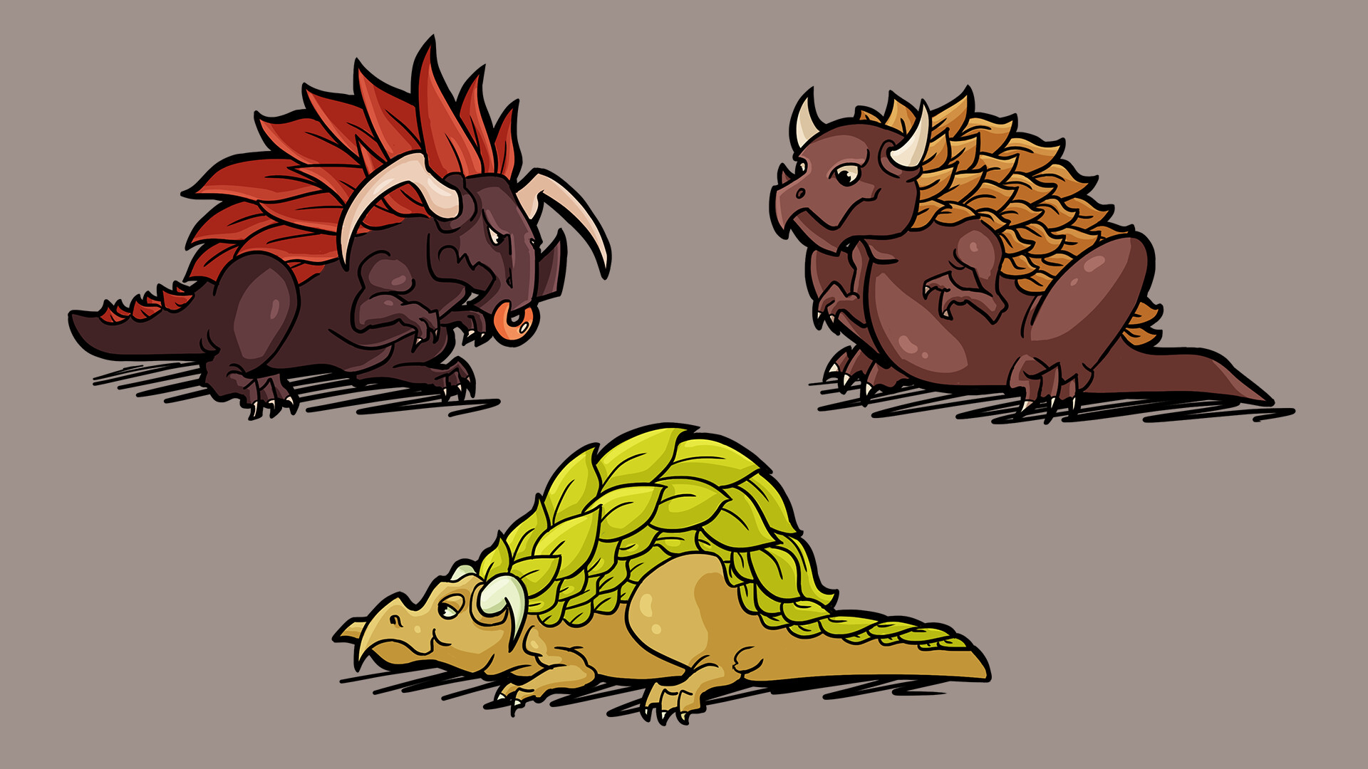 ArtStation - Beware the spiky dragons