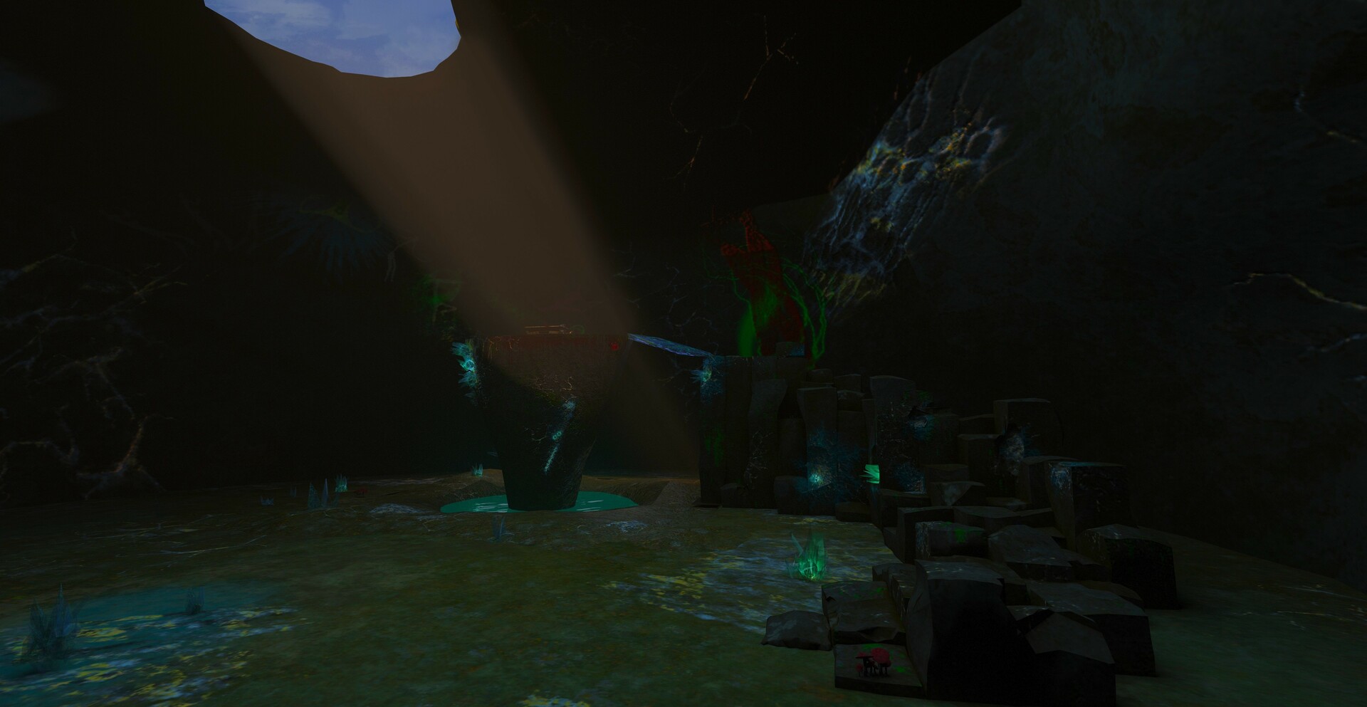 ArtStation - Ritual Cave Environment