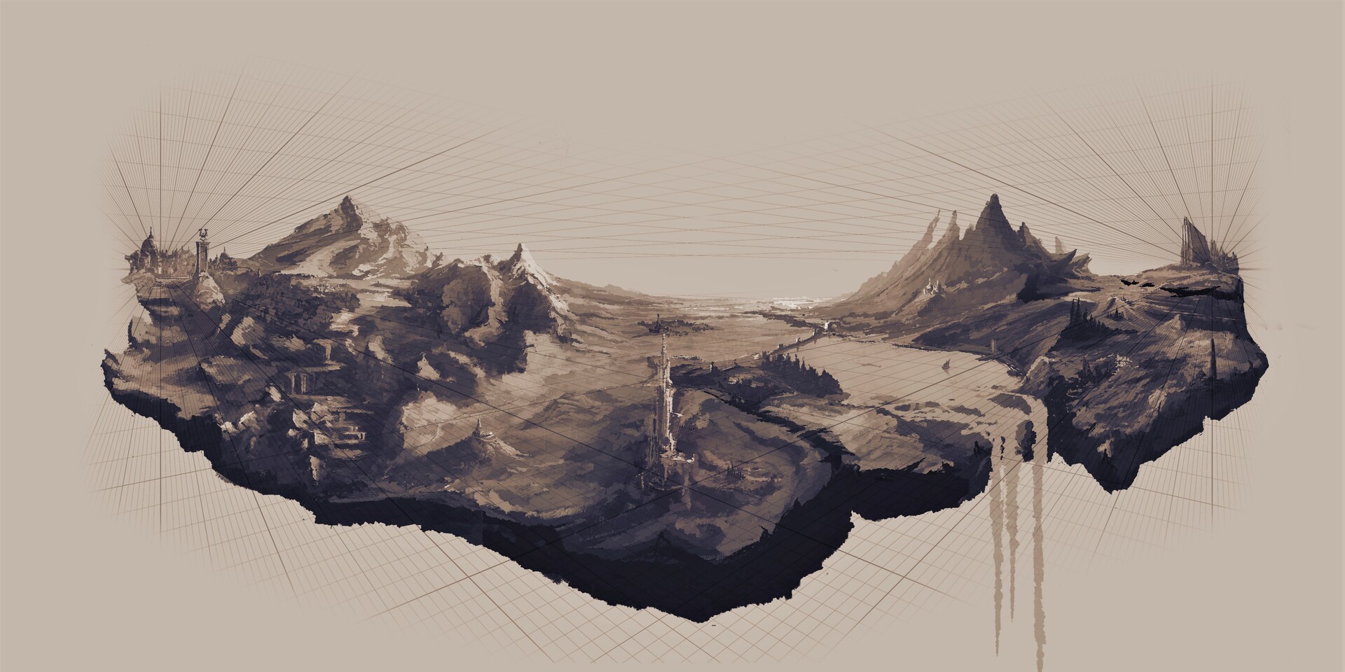 ArtStation - Legacy world map art