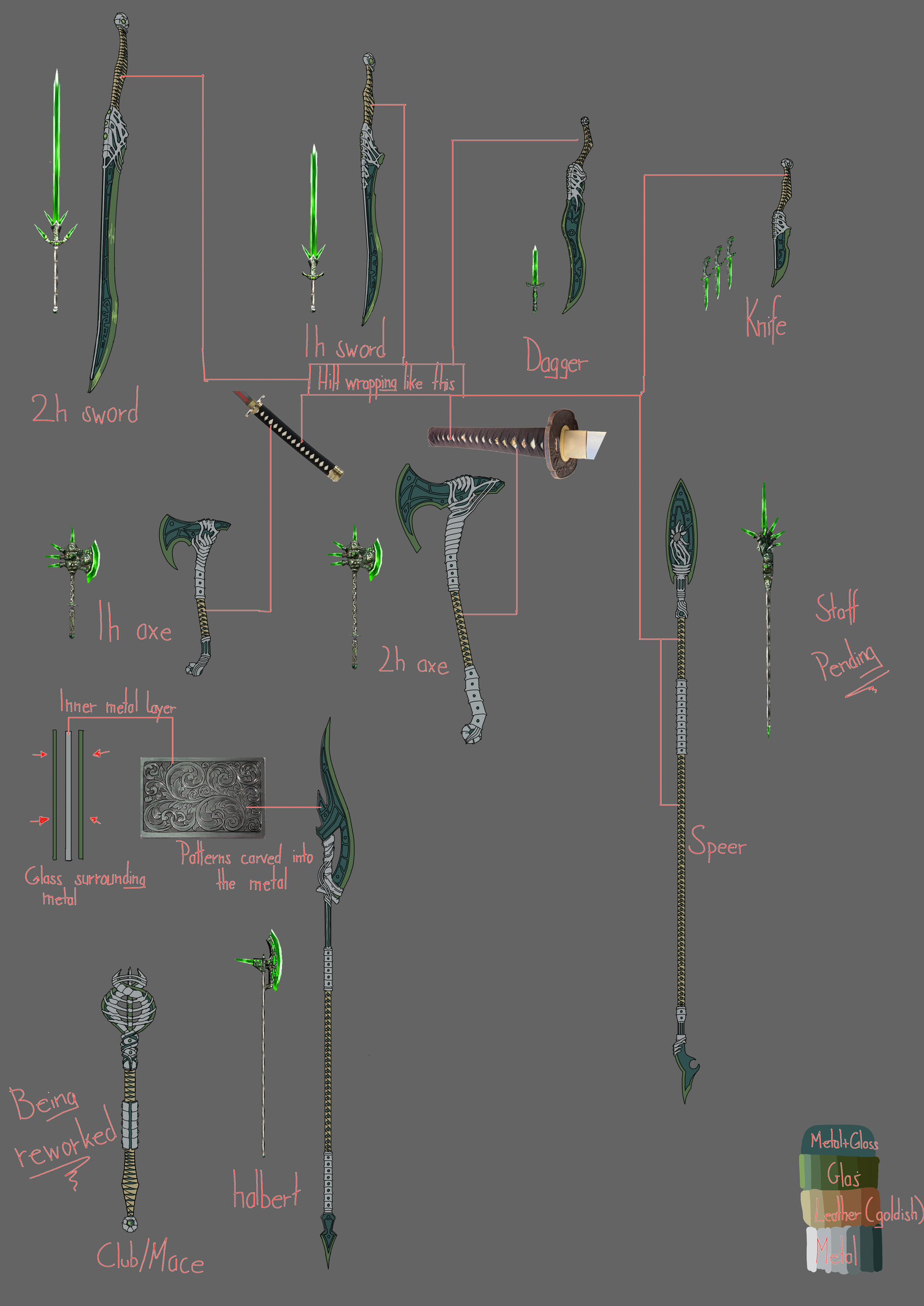 Dal SifoDyas - Glass Weapon Set