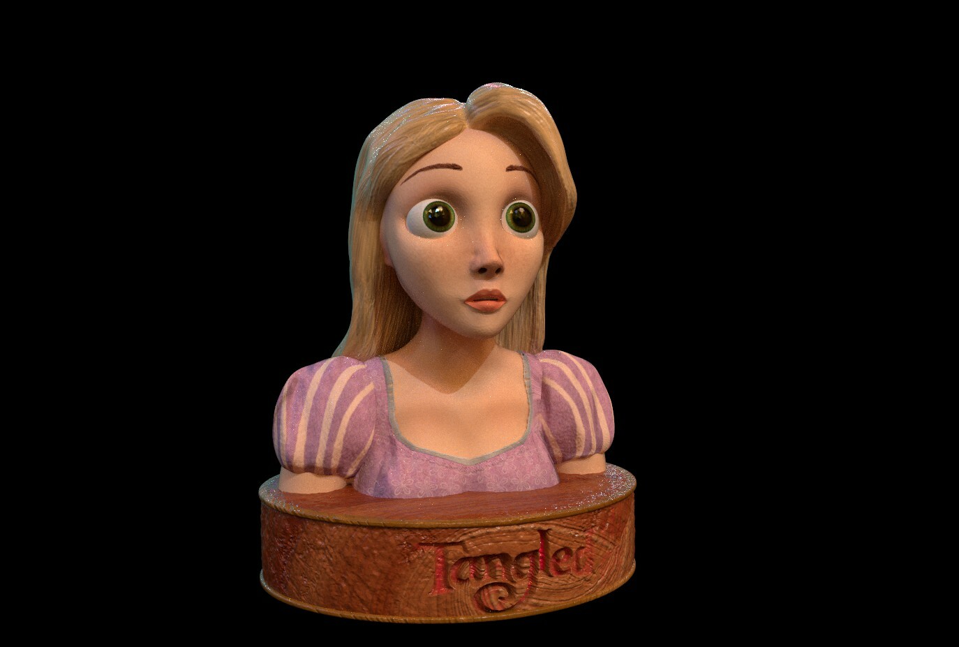 ArtStation - Rapunzel Bust (Explained)