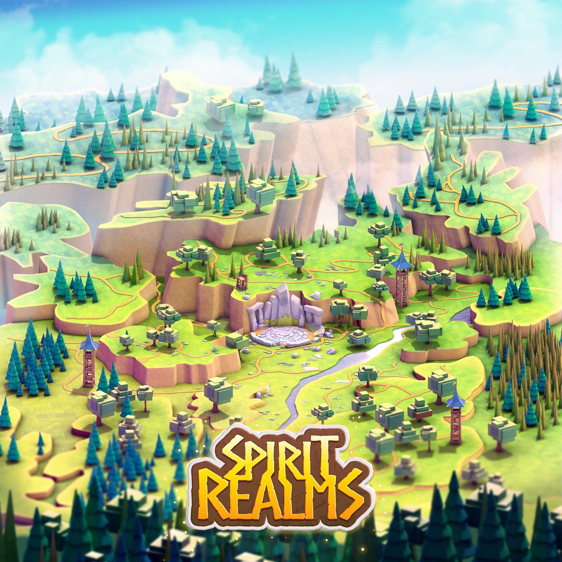 ArtStation - Game screen Map