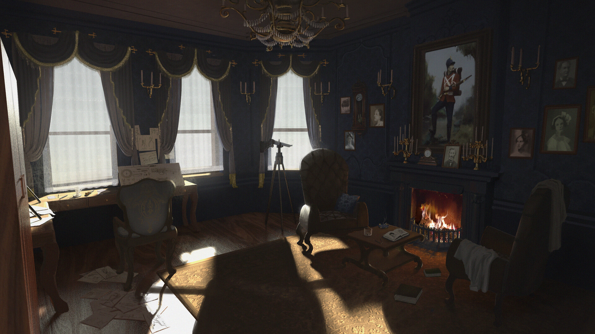 ArtStation - Sniper interior