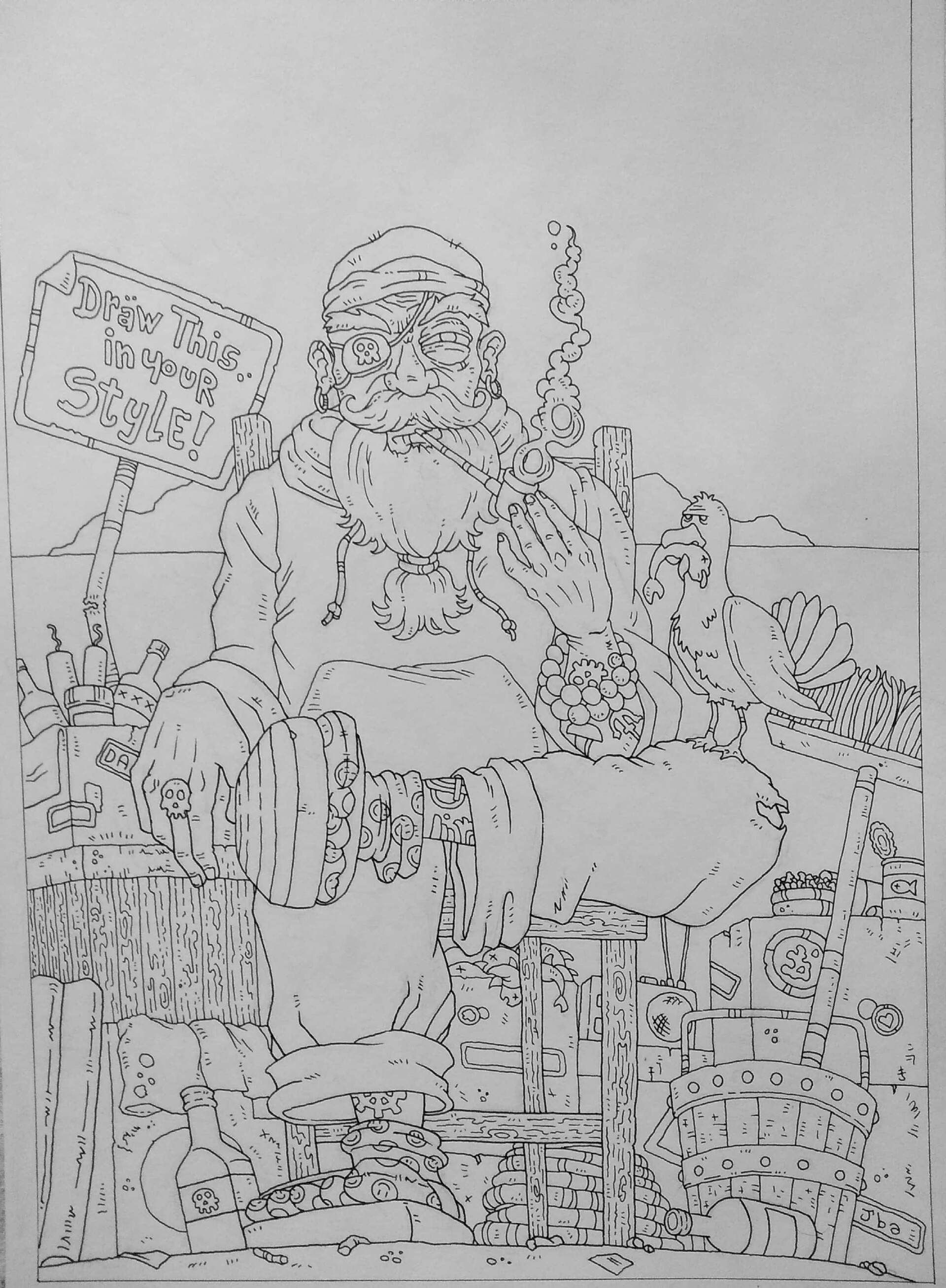 Alessandro Lalli - Old Tom (Draw This In Your Style)