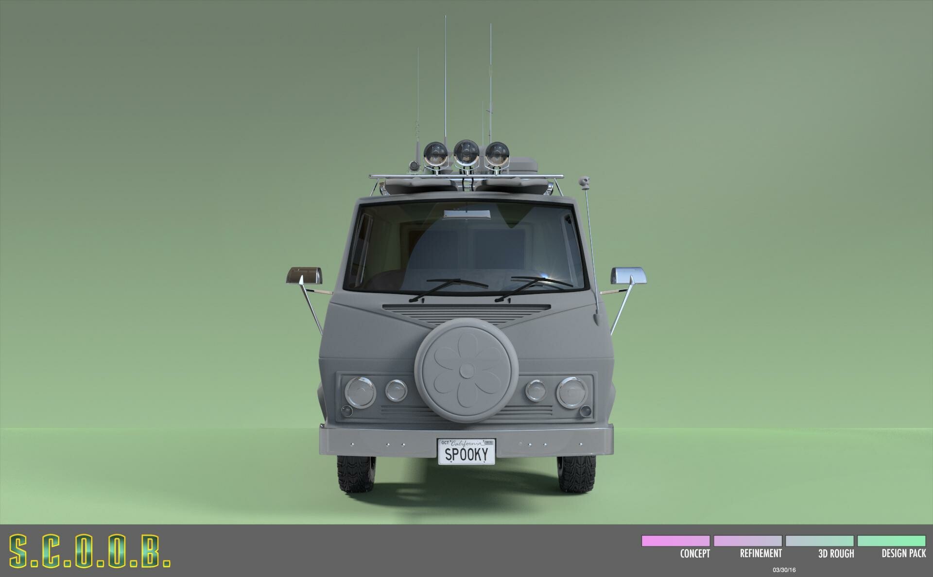 Chadwick Dusenbery - Scoob: Visual Development "Mystery Machine"