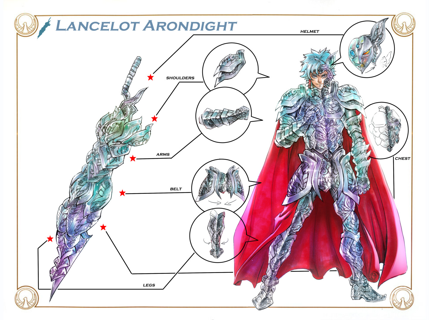 ArtStation - Character sheet - comissioned work