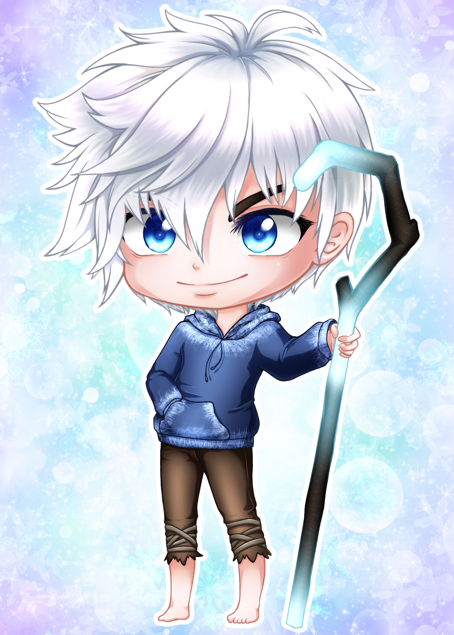 ArtStation - Jack Frost 5x7 Holographic Print