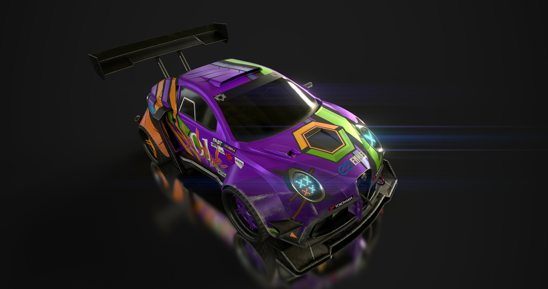 Gabriel Turot - Time attack sorta Alfa MiTo EVA-01 thing