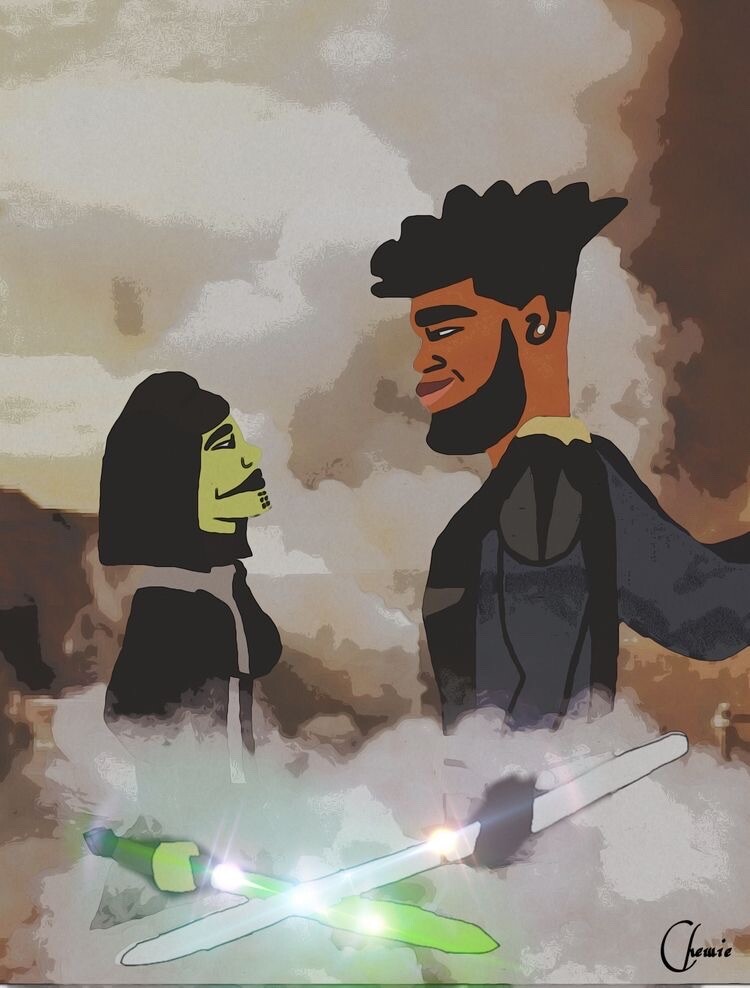 ArtStation - Master Luminara and Master Cyrus (Forbidden Love)