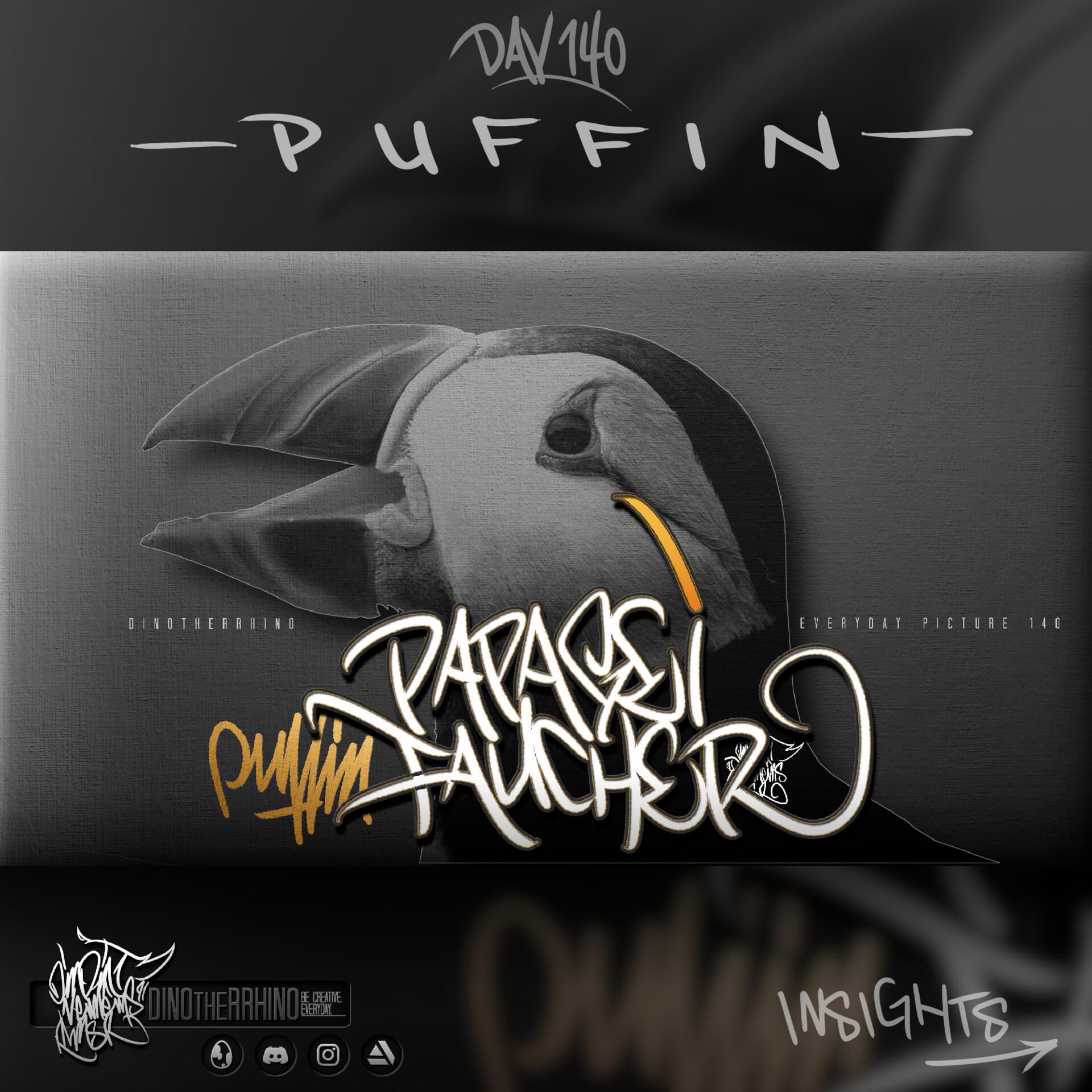 ArtStation - Everyday-challenge 140 puffin