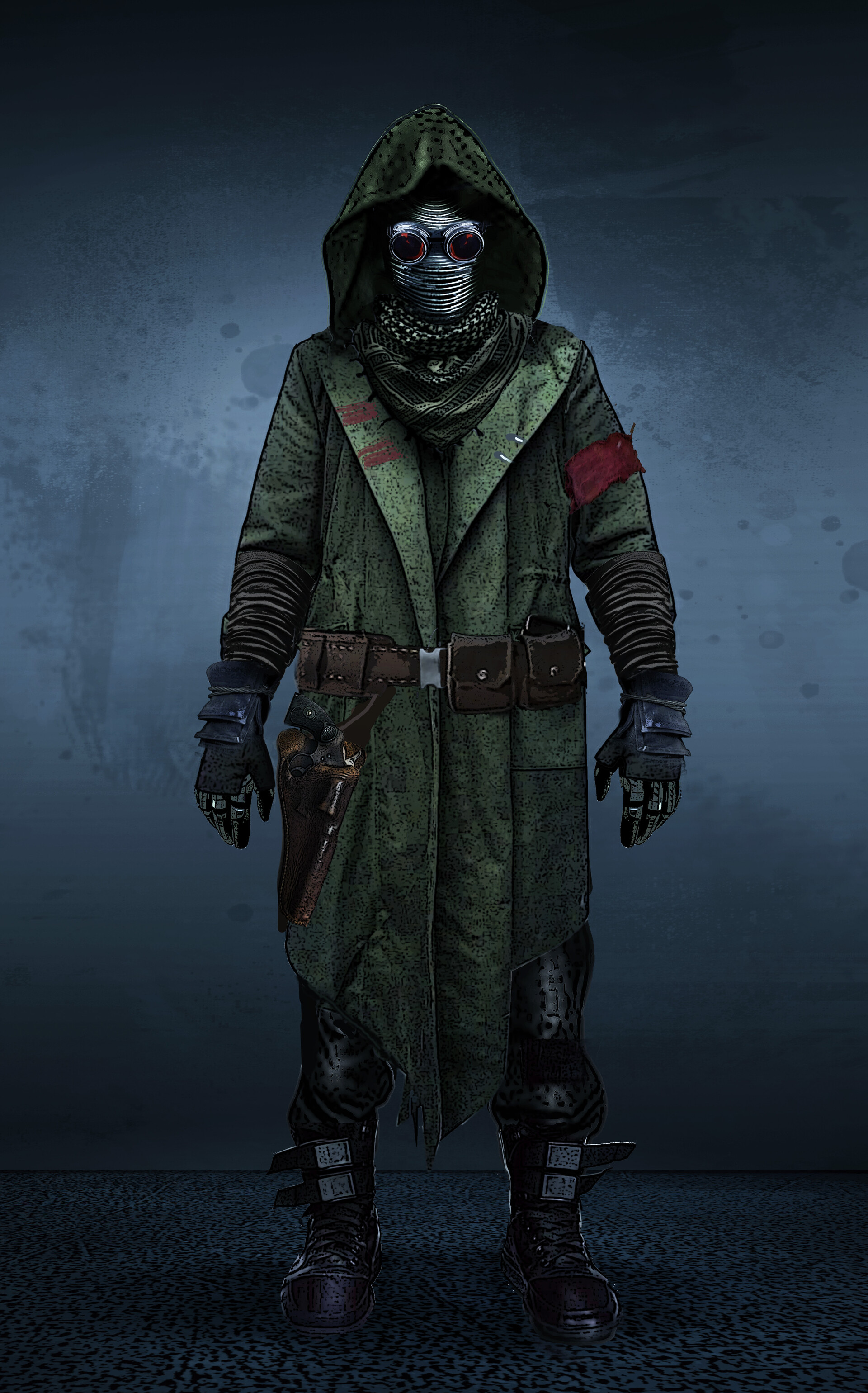 Hooded Character Concept Art