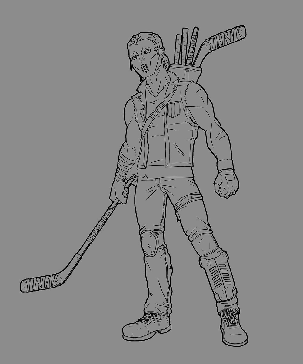 casey jones coloring pages