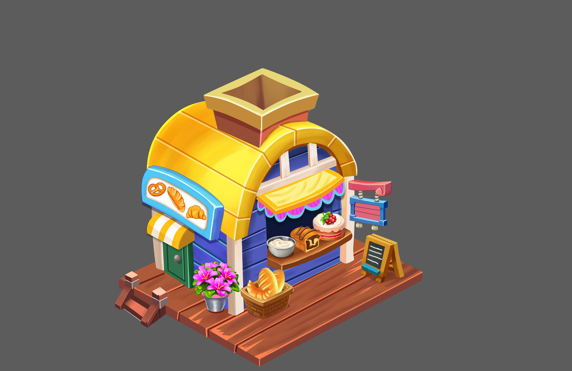 ArtStation - Village farm Game