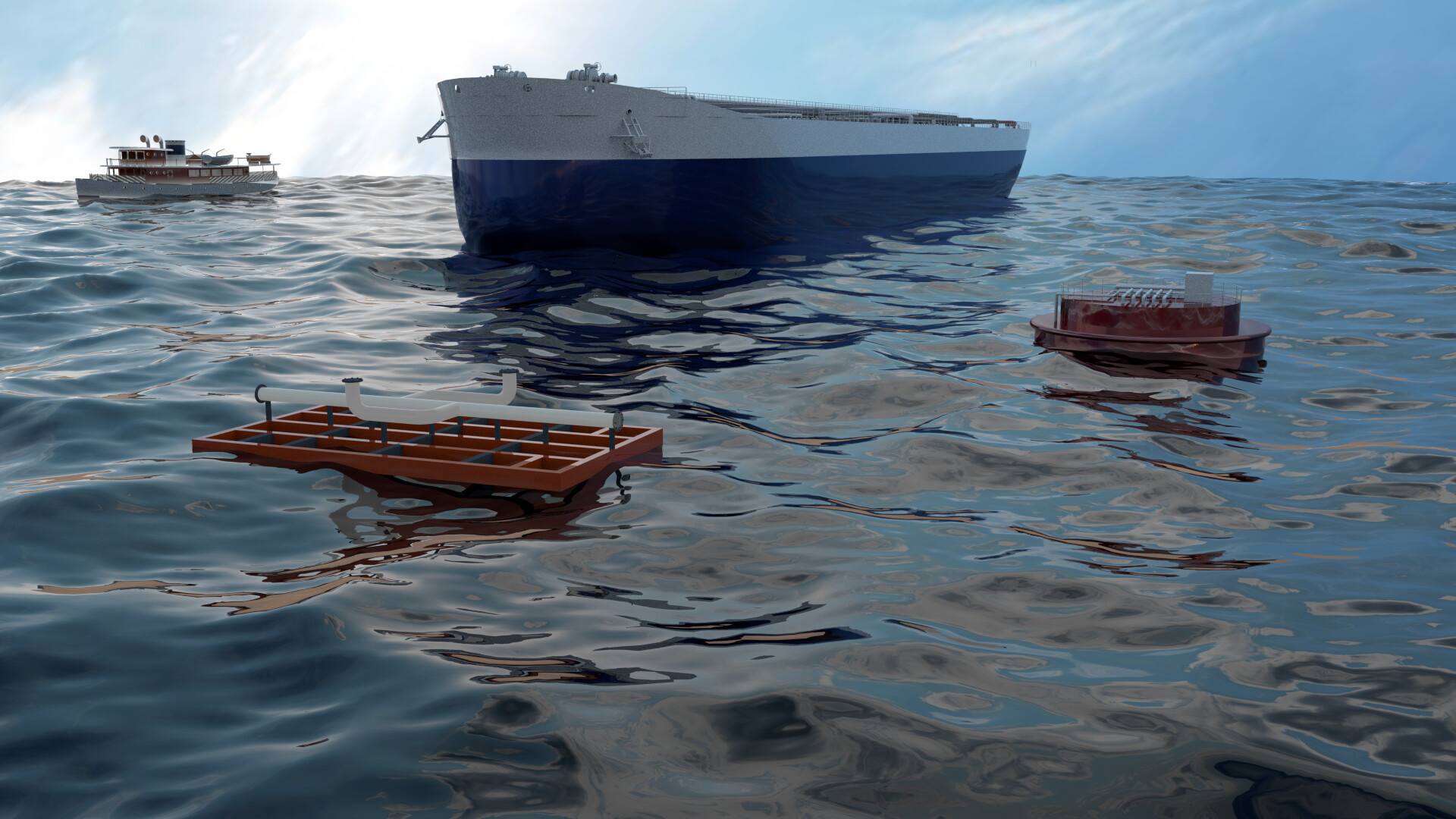 ArtStation - 3D Ocean environment with Models