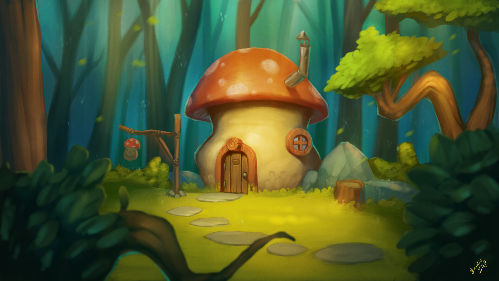 ArtStation - Mushroom House