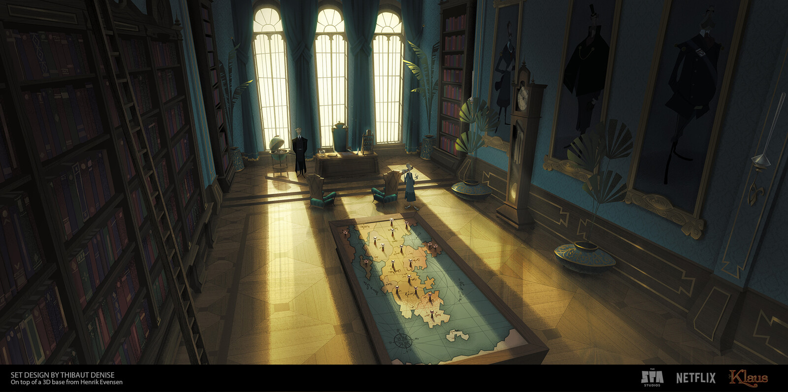 Thibaut Denise - KLAUS Set and Props design - Post Master office - SPA ...