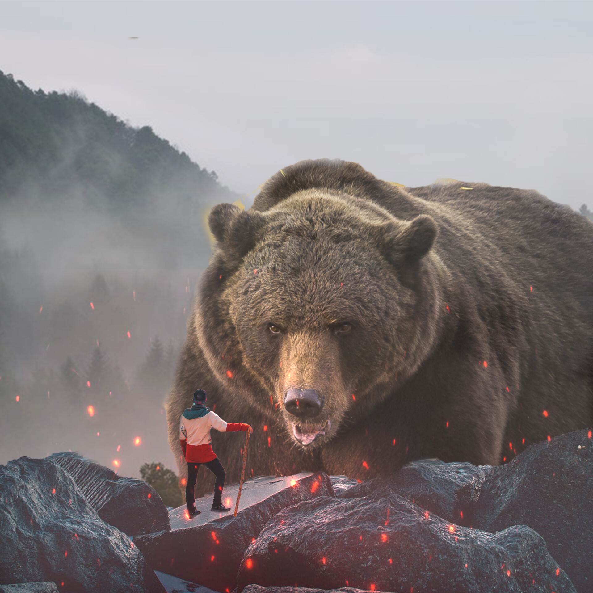 ArtStation - Montagem urso