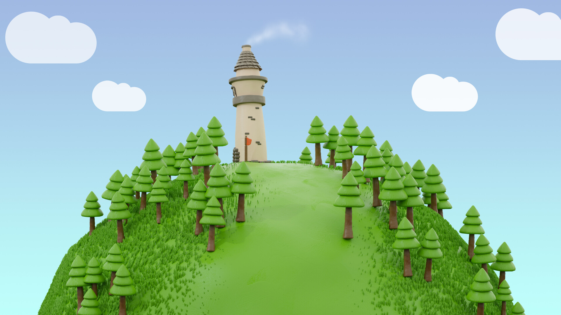 ArtStation - Tiny planet - Green