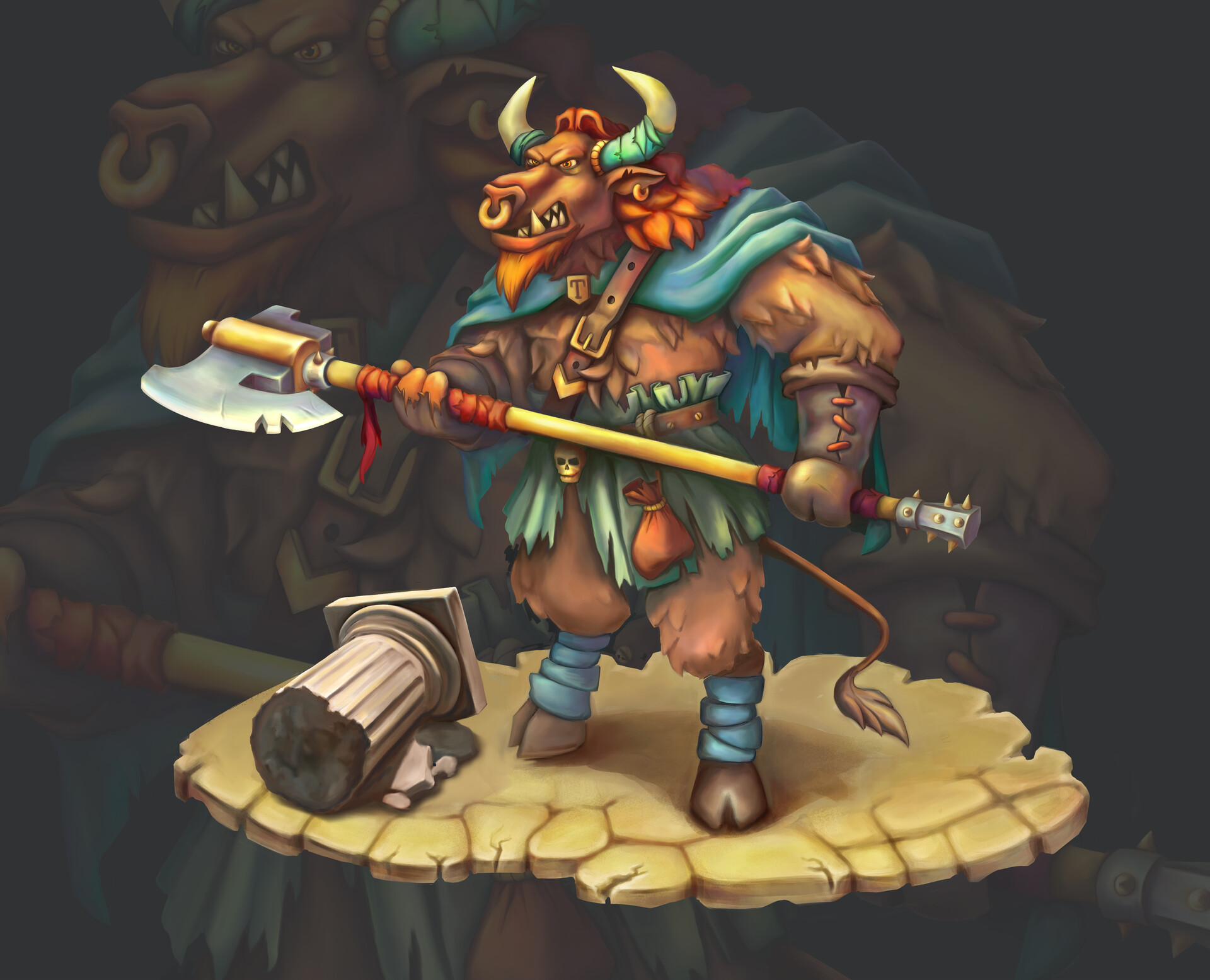 ArtStation - Antique minotaur