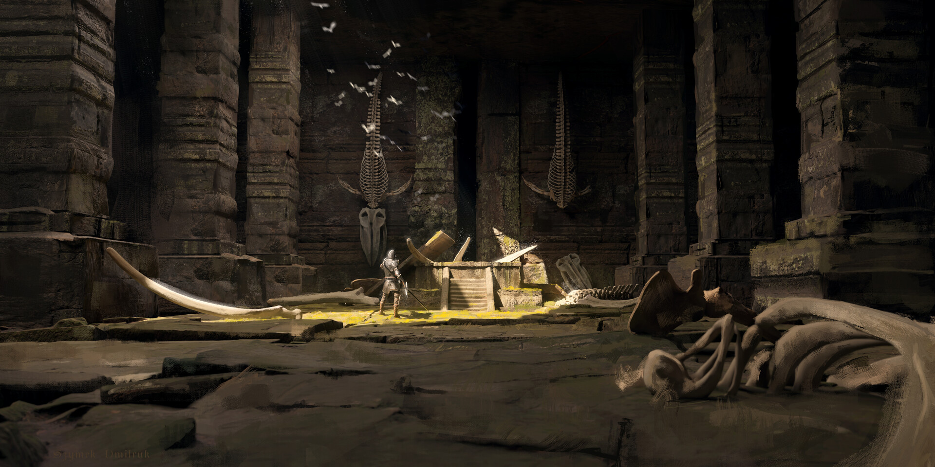 ArtStation - Desecrated temple