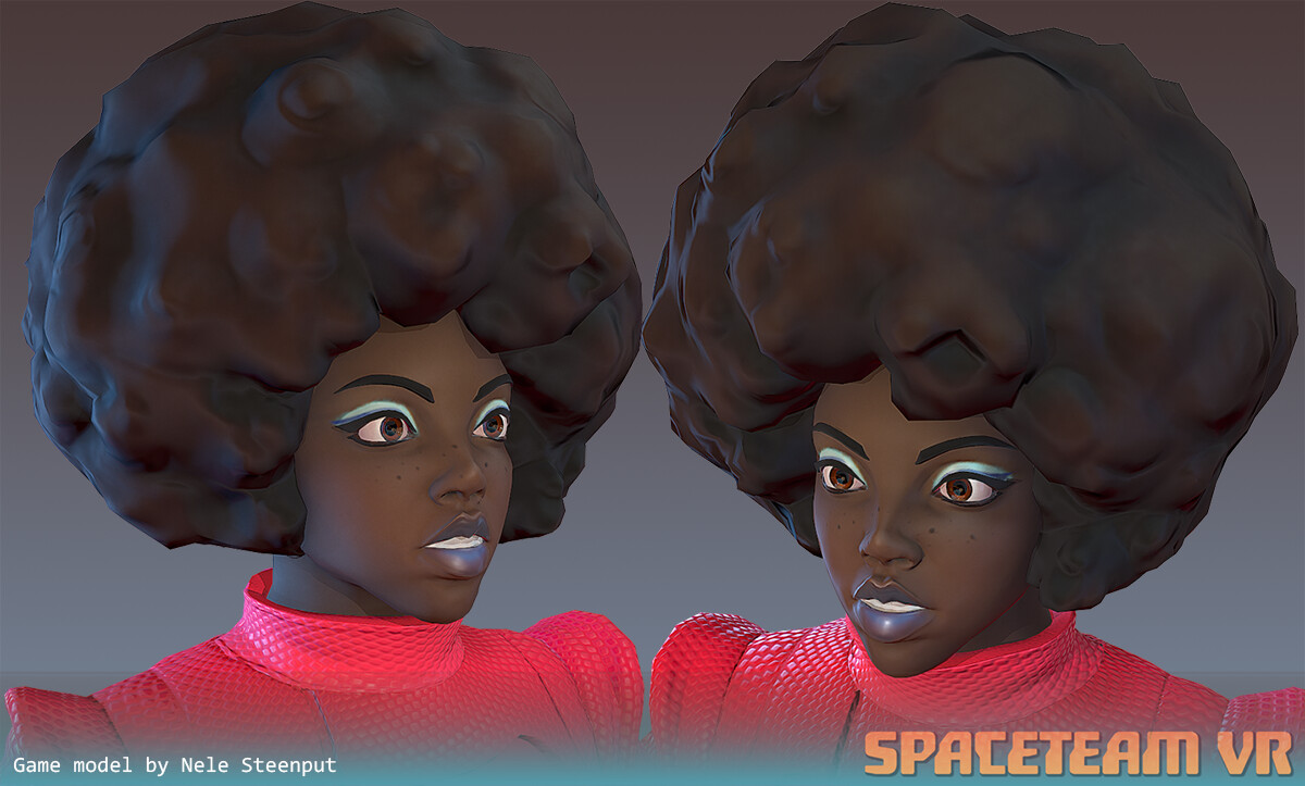 Nele Steenput - Spaceteam VR Game Characters