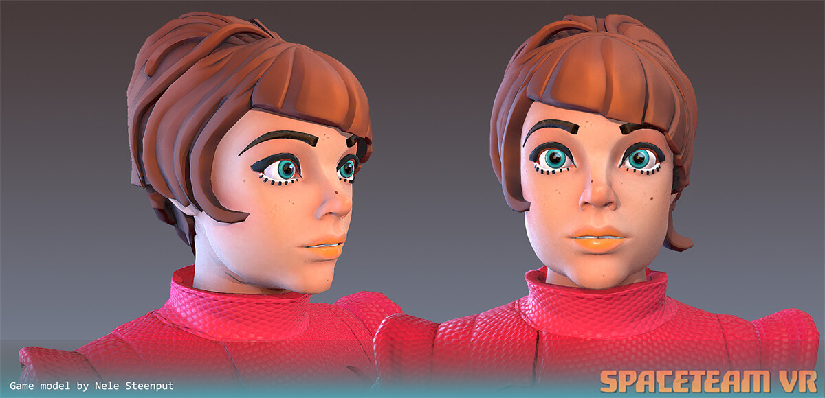 Nele Steenput - Spaceteam VR Game Characters