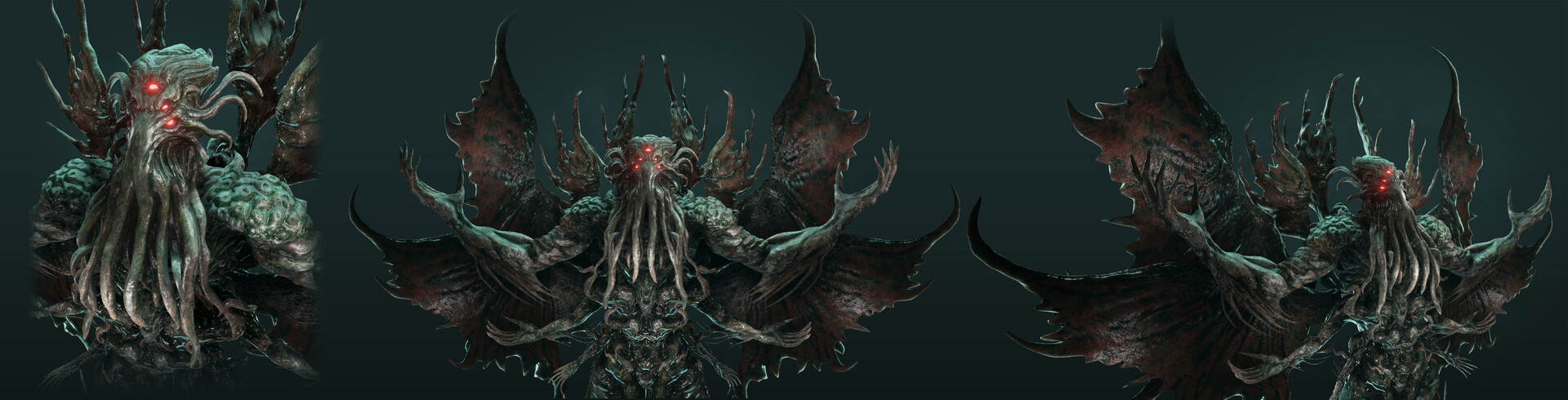 ArtStation - Slumbering god creature