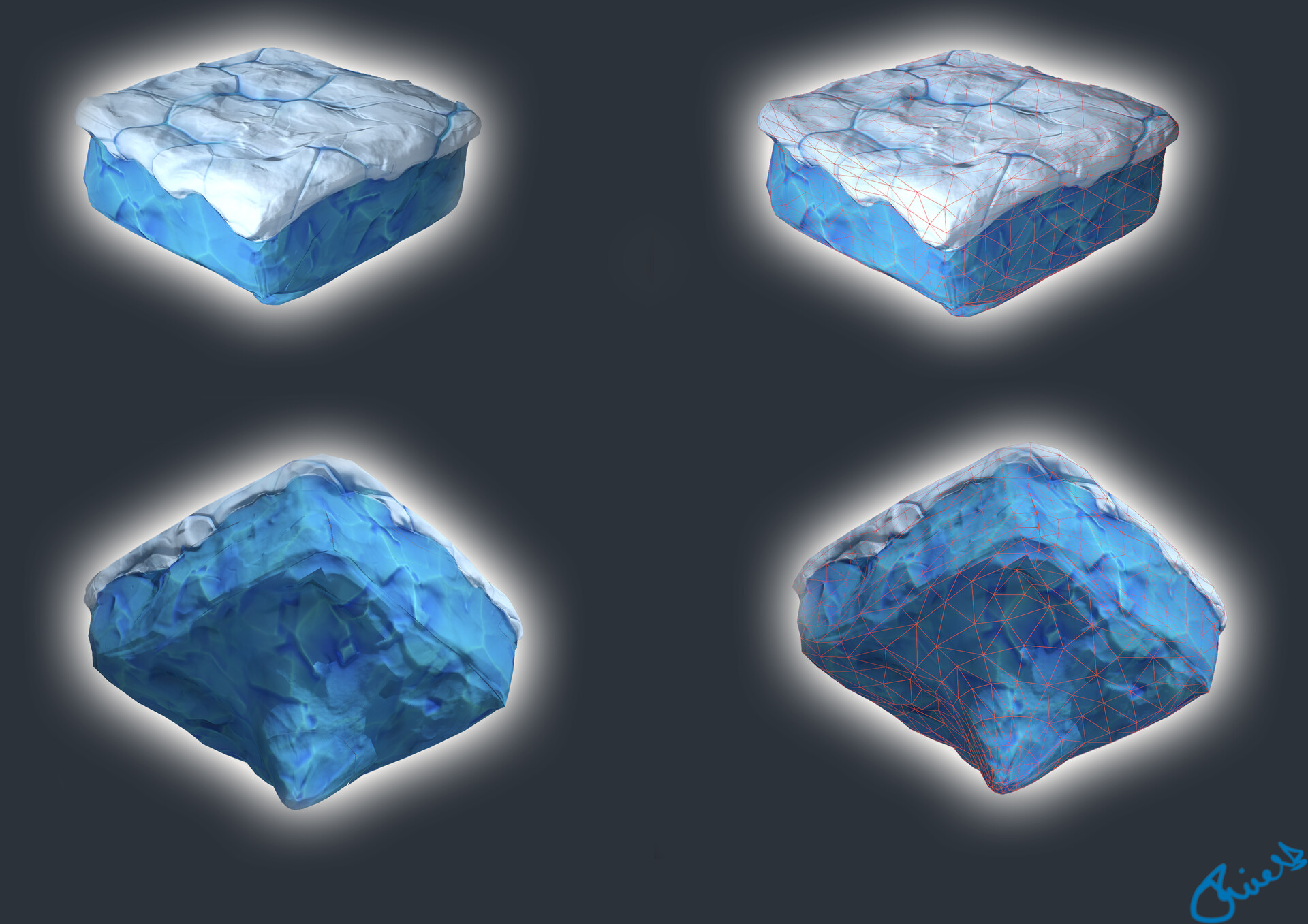 Charlie Fields - Stylized Ice Platform Designs