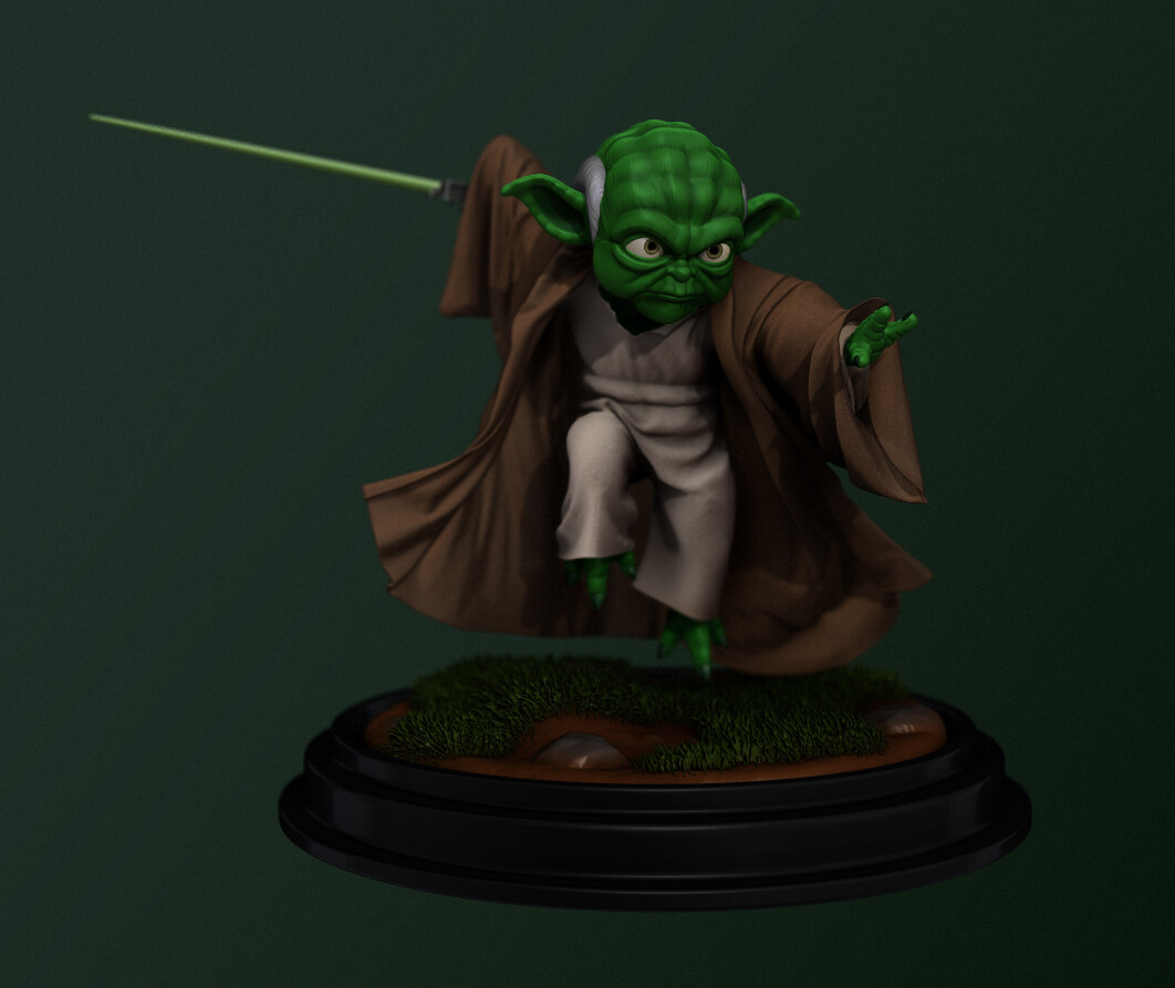 ArtStation - Yoda Cartoon