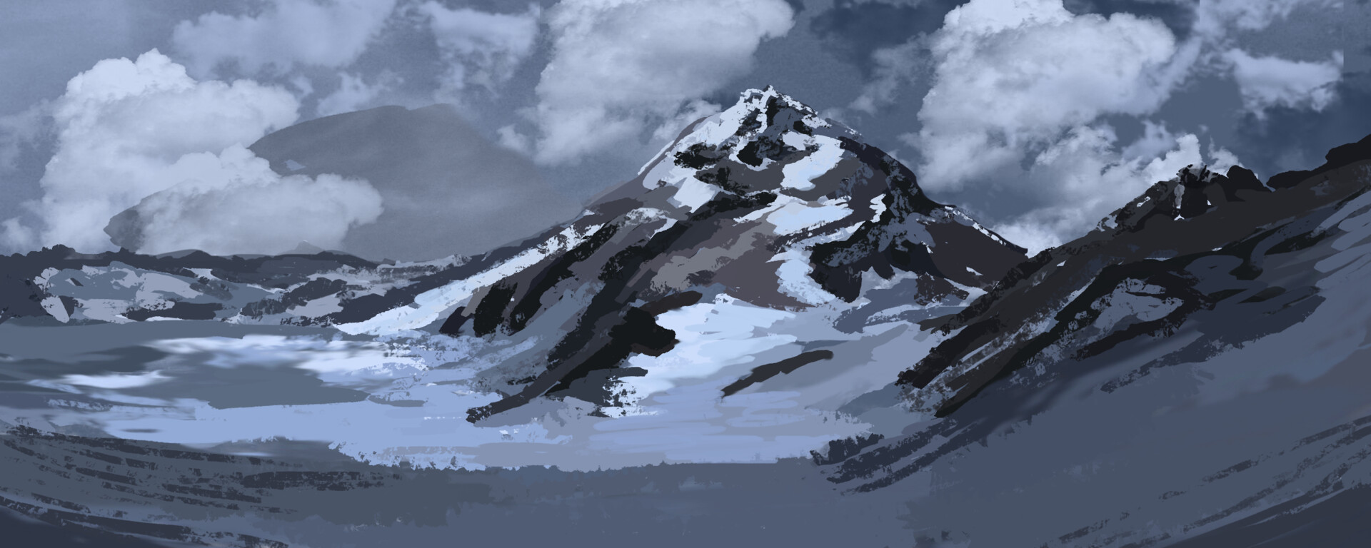 ArtStation - Snowy night