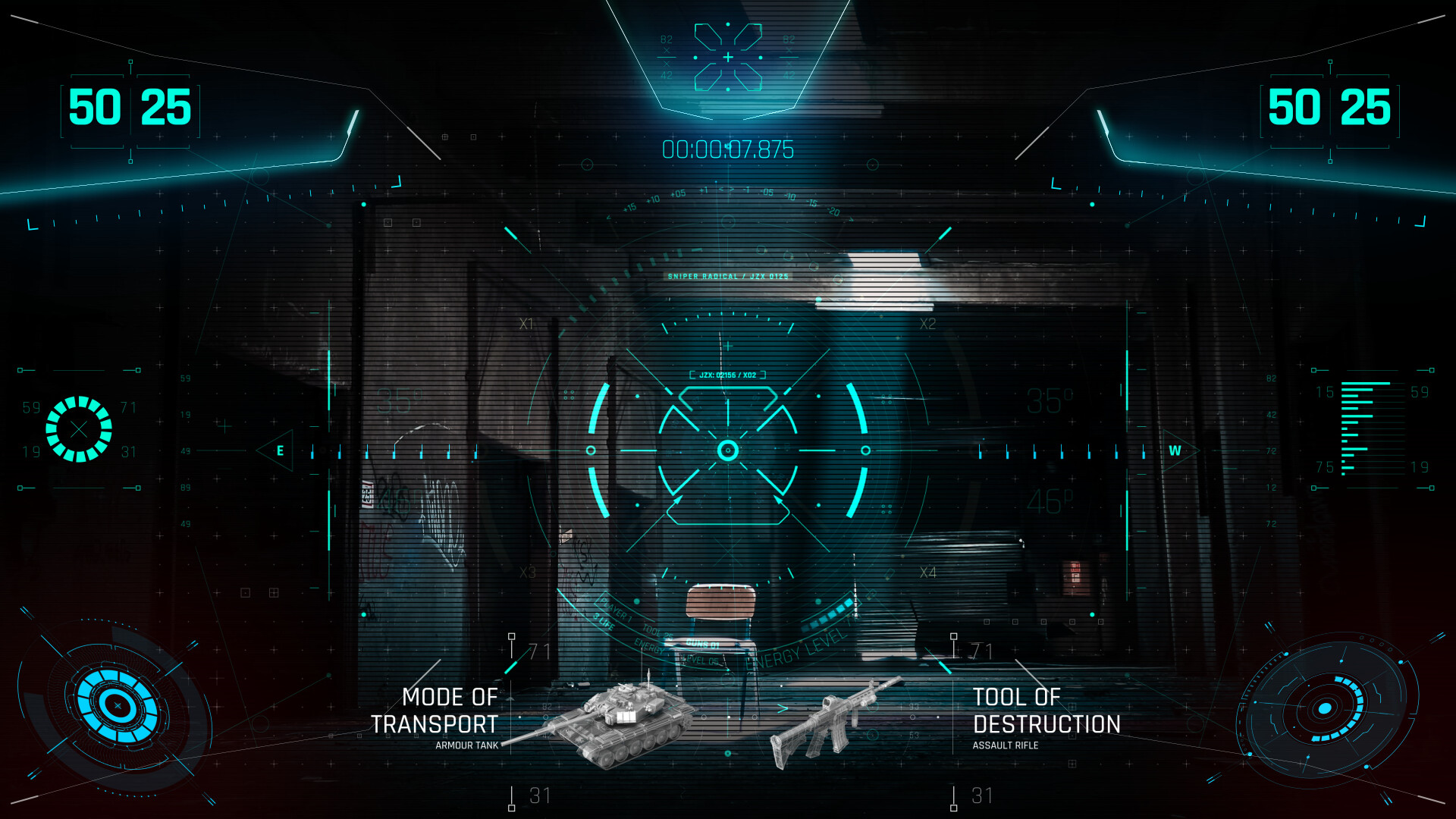 ArtStation - HUD Game UI Controller Screens