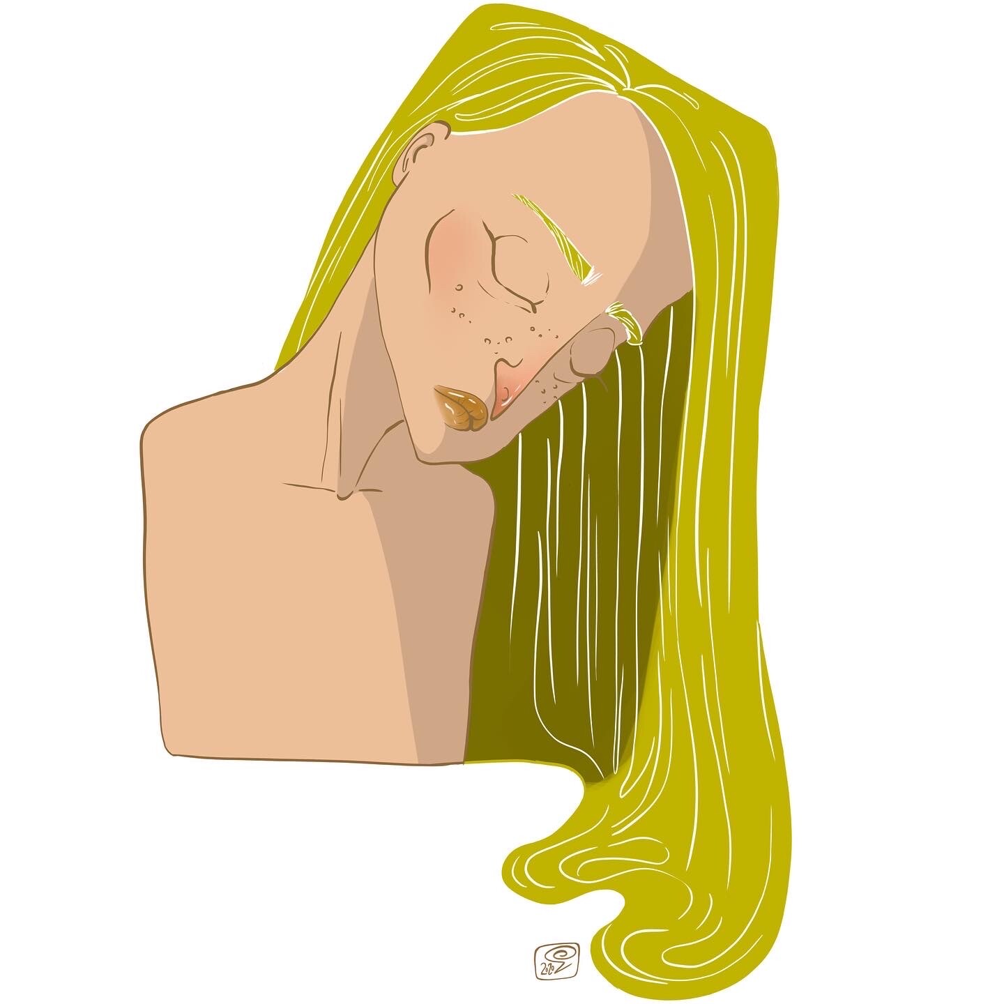 ArtStation - Long gold hair🧝🏼‍♀️