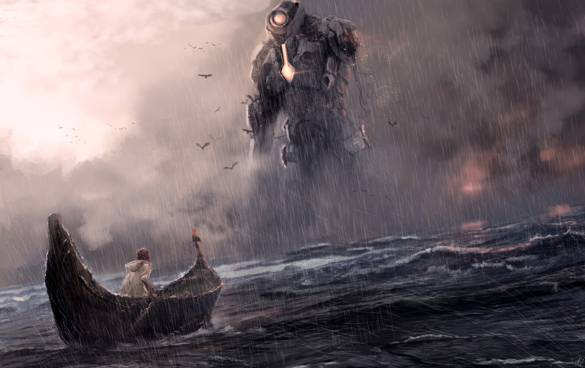 ArtStation - Jaeger (making it back home isn't always easy)