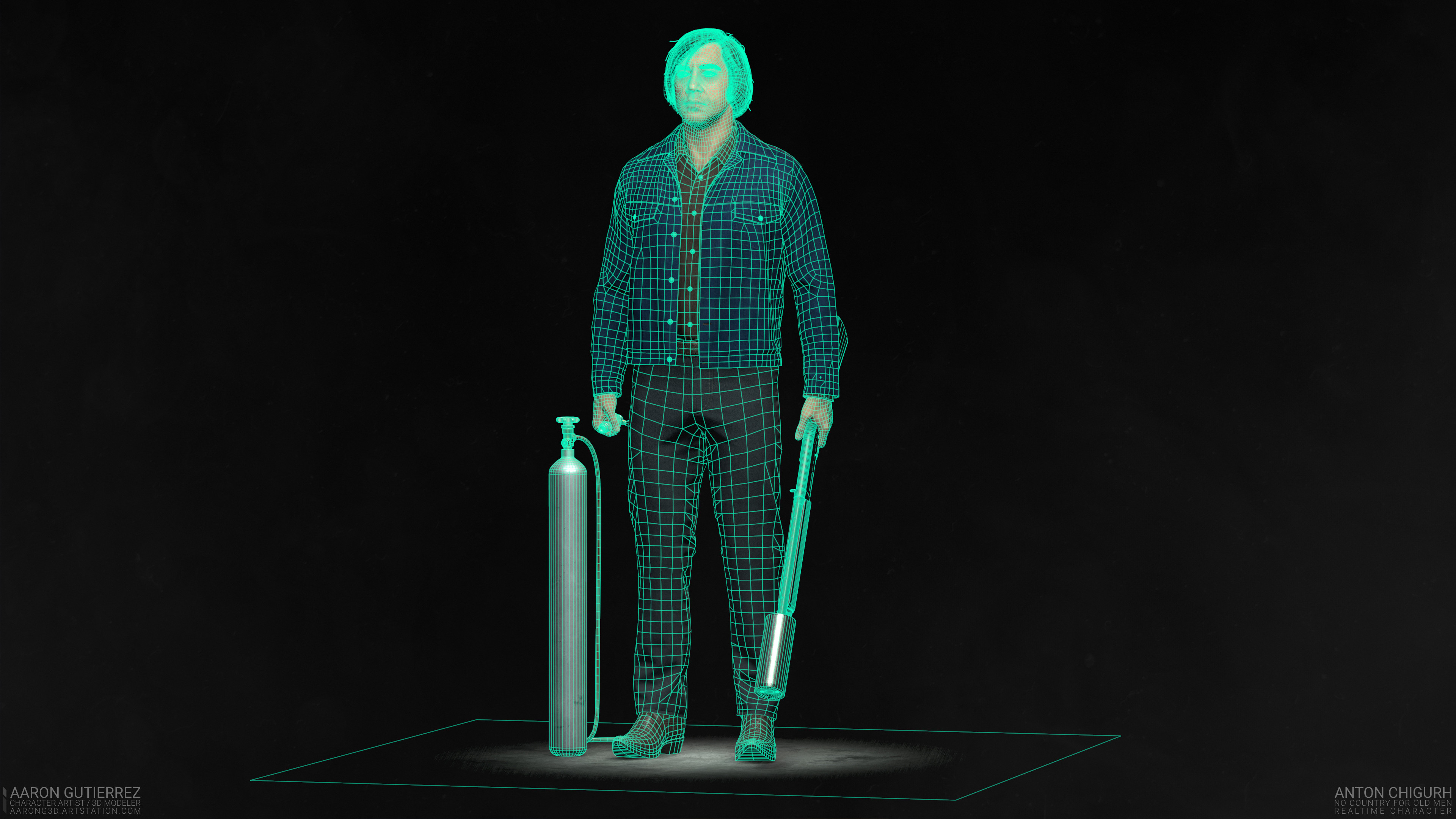 Aaron Gutierrez - Anton Chigurh | No Country For Old Men