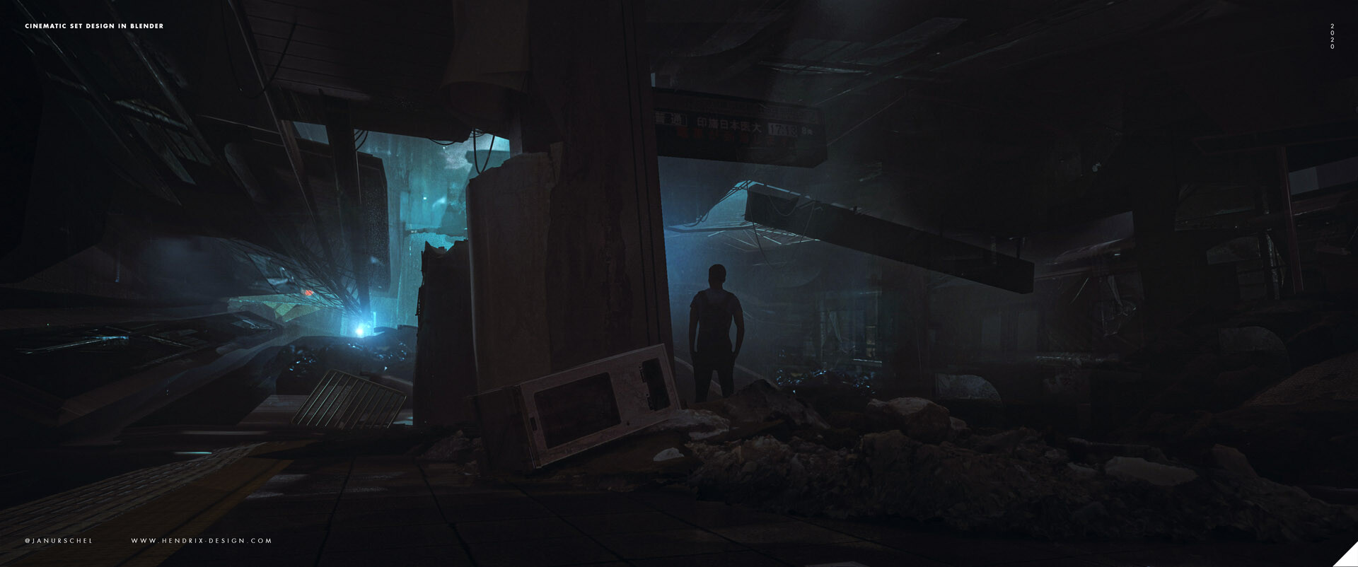 ArtStation - Cinematic Set Design in Blender - Tutorial (3)