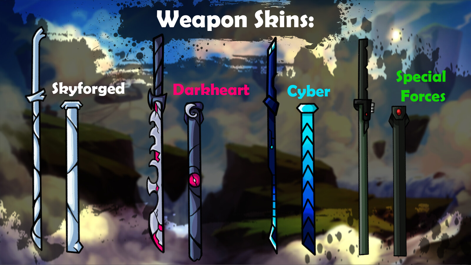 Bruno Ramos - Brawlhalla weapon design contest entry: the Katana