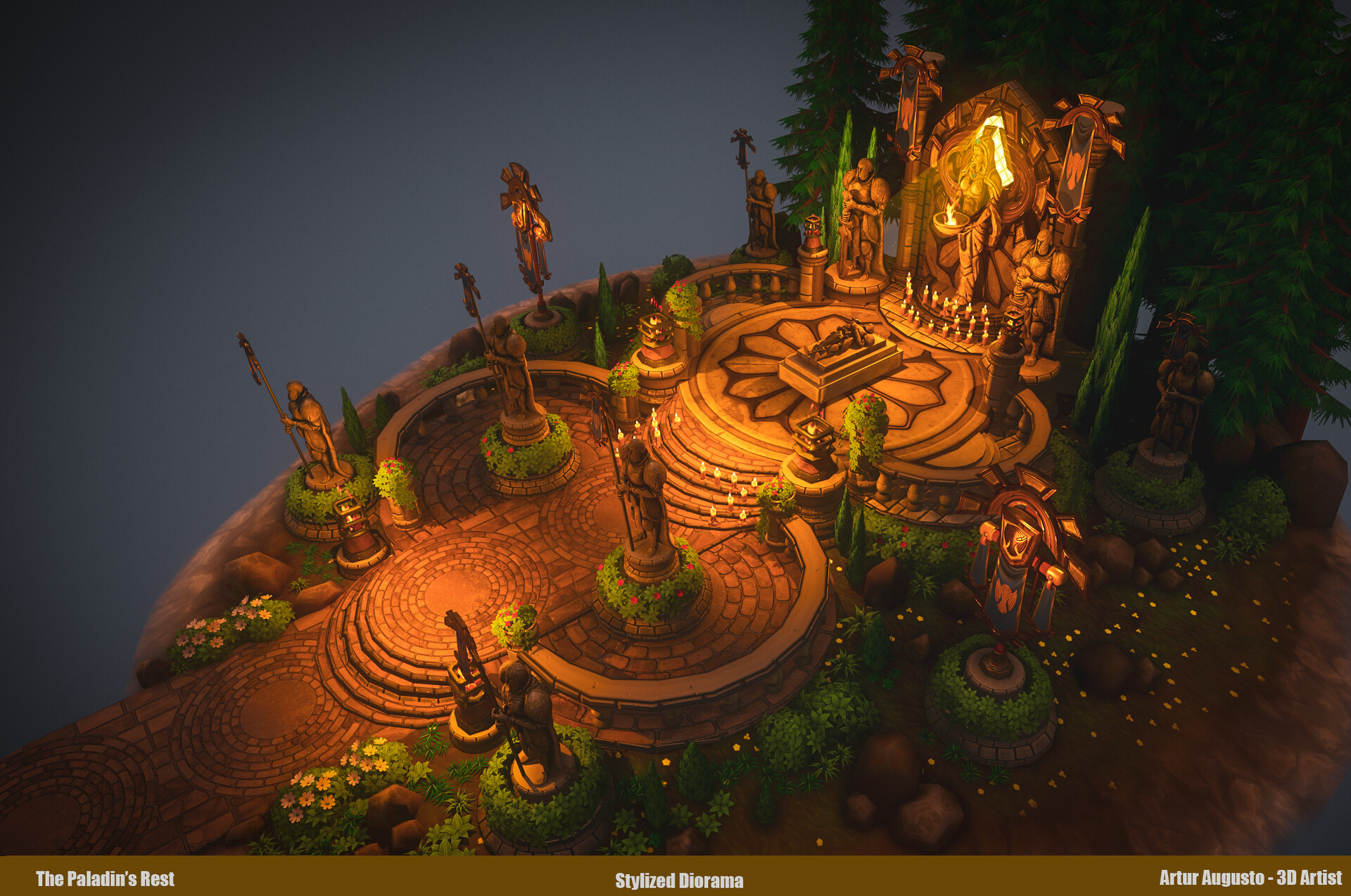 ArtStation - The Paladin's Rest
